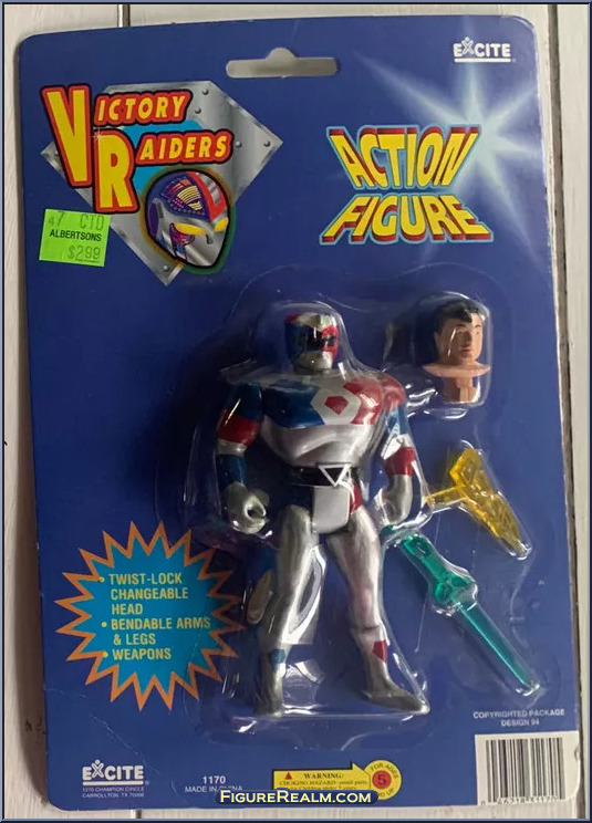 Raider (Blue / Red) - Victory Raiders - Basic Series - Excite Action Figure