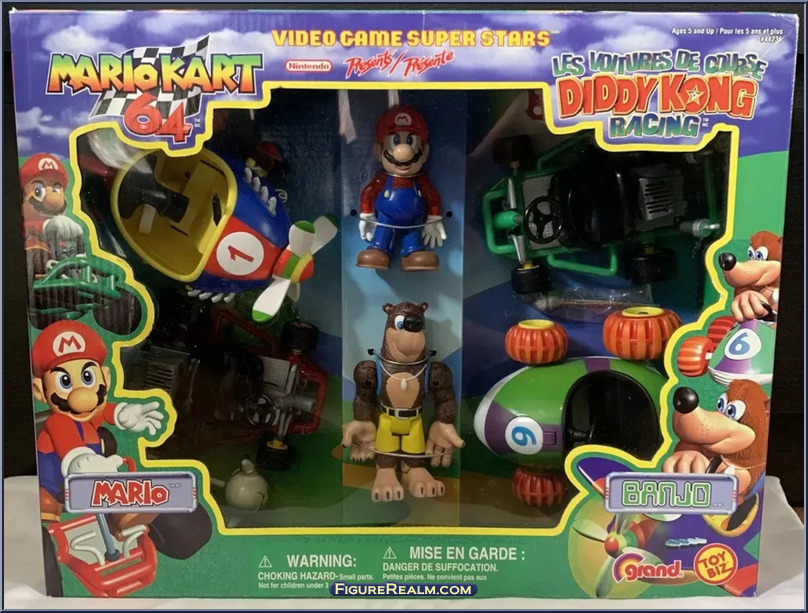 Mario (Mario Kart 64) / Banjo (Diddy Kong Racing) - Video Game Super ...