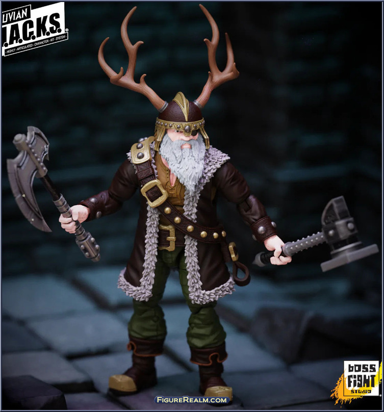 Grimgrom (Dwarf Mercenary) - Vitruvian H.A.C.K.S - Basic Series - Boss ...