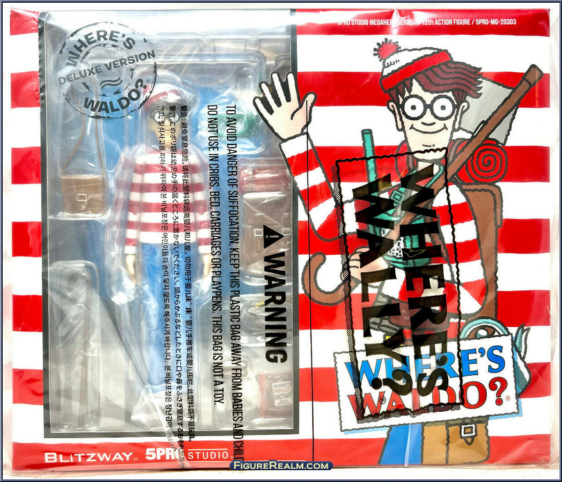 Waldo (Deluxe) - Where's Waldo - 1/12 Scale - Blitzway Action Figure