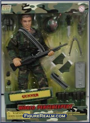 Gunner - World Peacekeepers - 12" Scale - M&C Toy Centre Action Figure