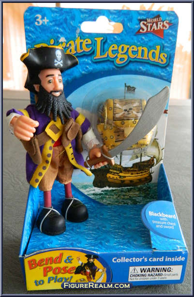 Blackbeard - World Stars - Pirate Legends - Odyssey Toys Action Figure
