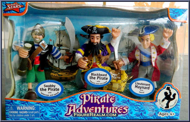 Swabby / Blackbeard / Lieutenant Maynard - World Stars - Pirate Legends ...