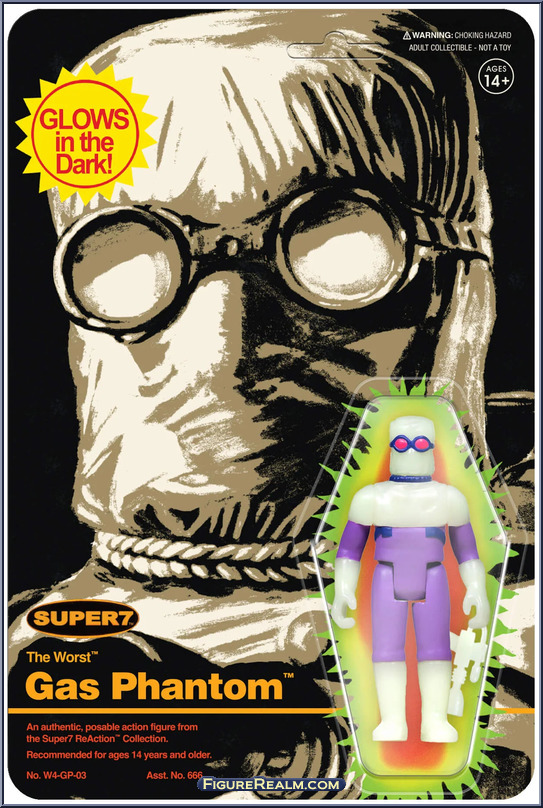 Gas Phantom - Worst - Monster Glow - Super7 Action Figure