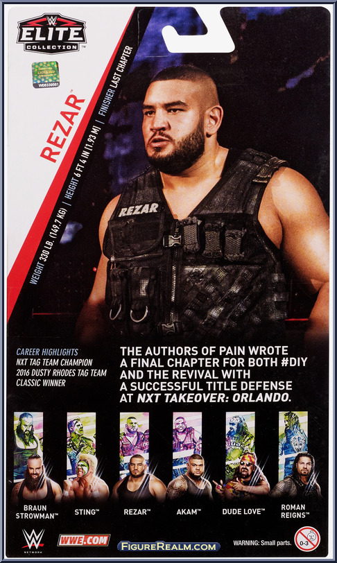 Rezar (Authors of Pain) - WWE Elite Collection - Series 62 - Mattel ...
