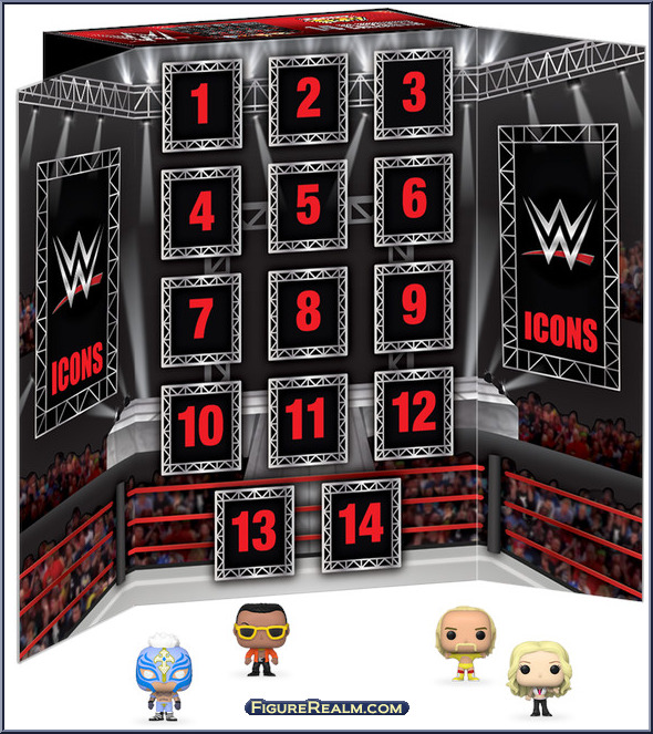 14-Day Countdown Calendar - WWE - Pop! Sets - Funko Action Figure