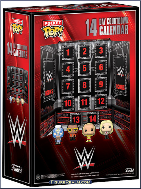 14-Day Countdown Calendar - WWE - Pop! Advent Calendars - Funko Action ...