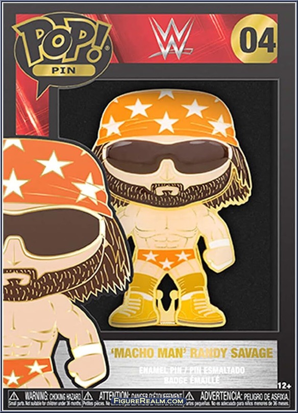 Macho Man Randy Savage - WWE - Pop! Pin - Funko Action Figure