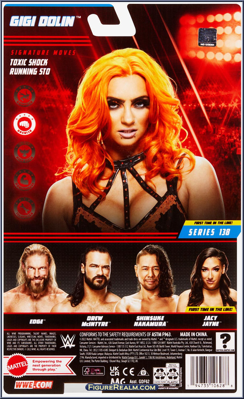 Gigi Dolin - WWE - Series 138 - Mattel Action Figure