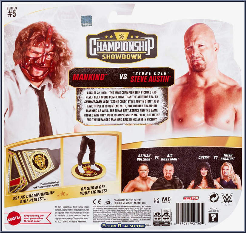 Mankind vs Stone Cold Steve Austin - WWE - Championship Showdown ...