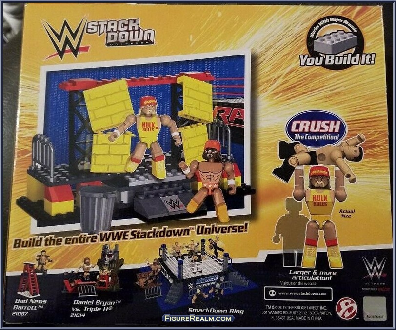 Hulk Hogan vs. Macho Man - WWE Stack Down - Basic Series - Bridge Direct Action Figure