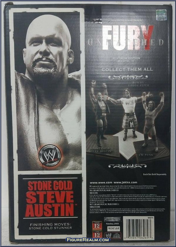 Stone Cold Steve Austin - WWE Unmatched Fury - Series 15 - Jakks ...