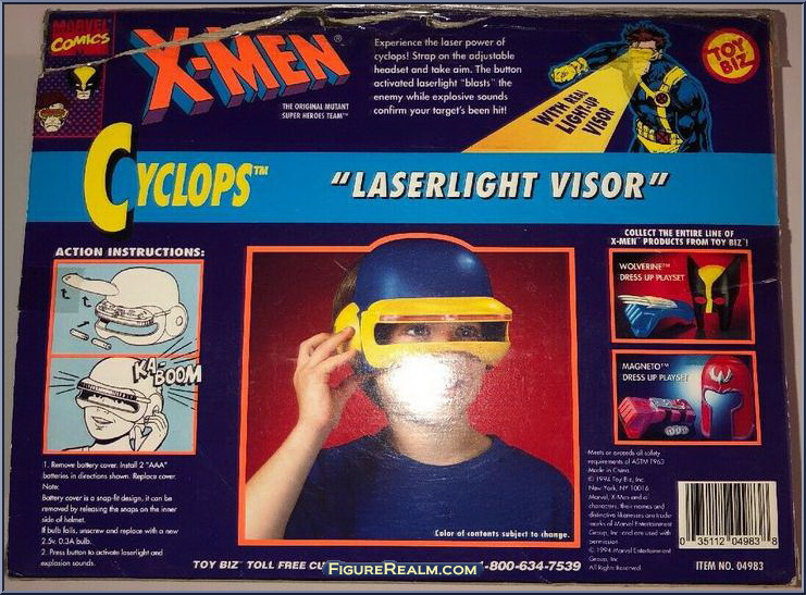 Cyclops Laserlight Visor - X-Men - Role Playing - Toy Biz Action Figure