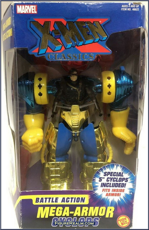 Cyclops - X-Men - Classics - Battle Action Mega-Armor - Toy Biz Action ...