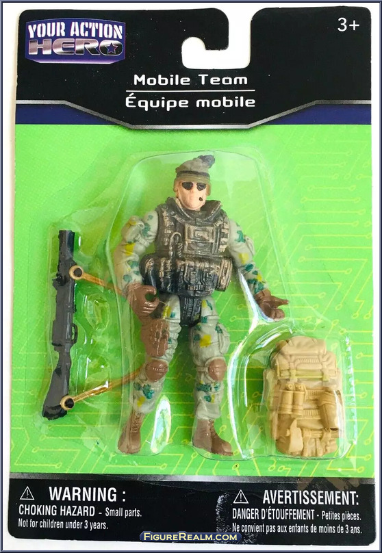 Mobile Team #1 - Your Action Hero - Mobile Team - Greenbrier Action Figure