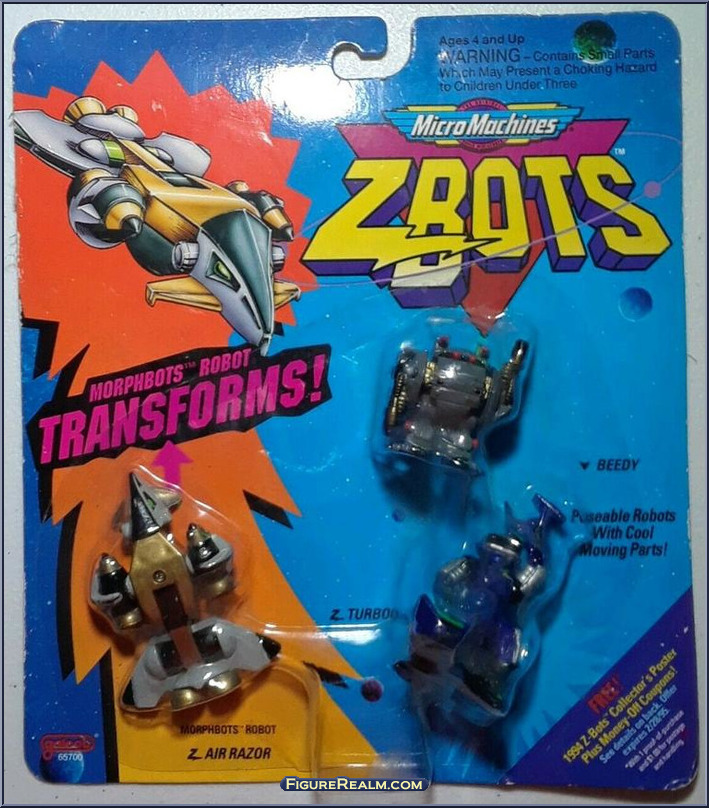 Beedy / Turbocon / Air Razor - Z-Bots - Morphbots - Galoob Action Figure