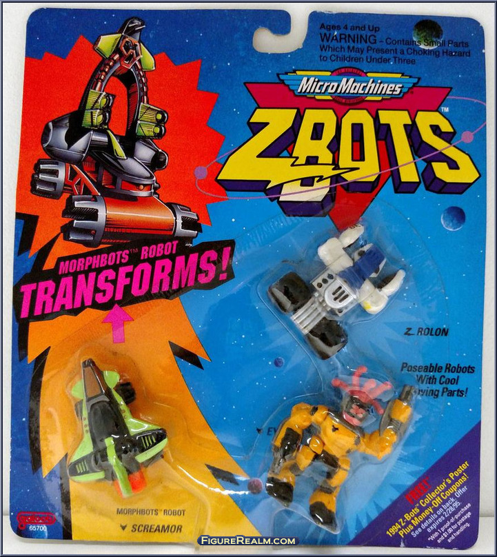 Eyze / Rolon / Screamor - Z-Bots - Morphbots - Galoob Action Figure