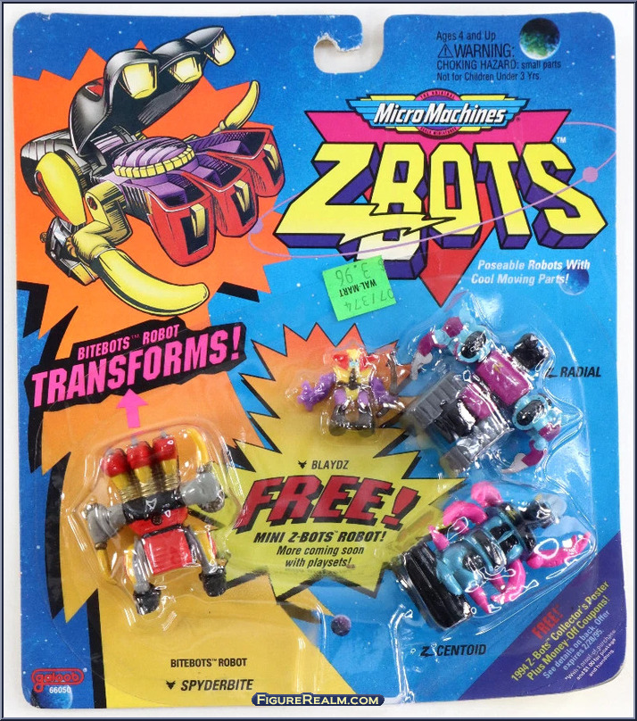 Radial / Centoid / Spyderbite - Z-Bots - Bitebots - Galoob Action Figure