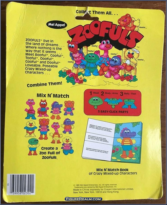 Booful / Gooful - Zoofuls - Basic Series - Mel Appel Action Figure