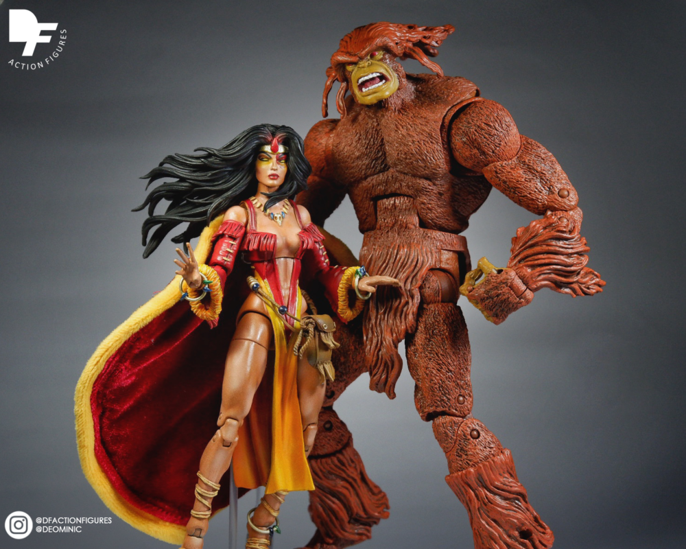 TALISMAN (Elizabeth Twoyoungmen) of AlphaFlight (Marvel Legends) Custom ...