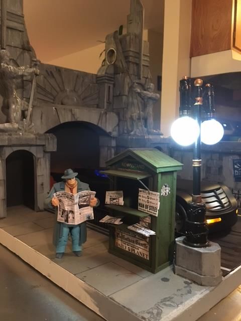 Gotham Plaza Gotham City Batman New Animated Series Custom Diorama