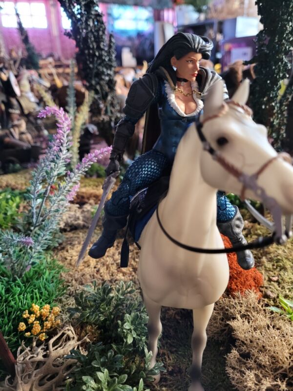 Female blue knight (Fantasy) Custom Action Figure