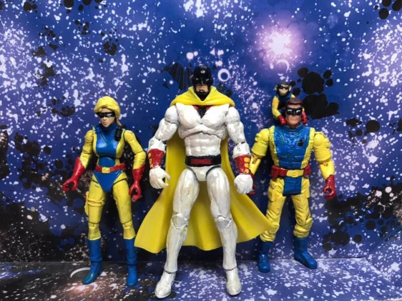 Space Ghost with the kids (Space Ghost) Custom Action Figure