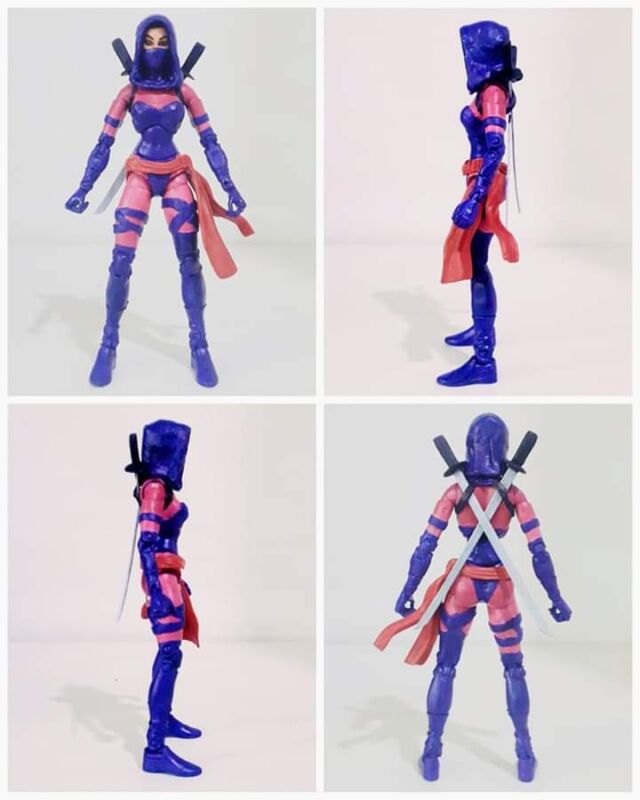 Psylocke (kwannon) (X-Men) Custom Action Figure