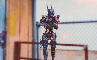 CHAPPiE Law Enforcement Droid (Terminator) Custom Action Figure