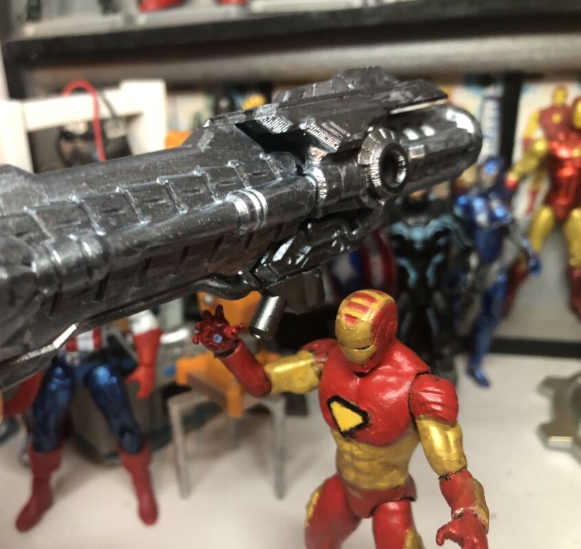 Proton Cannon for Iron Man 4” figure (Iron Man) Custom Action Figure