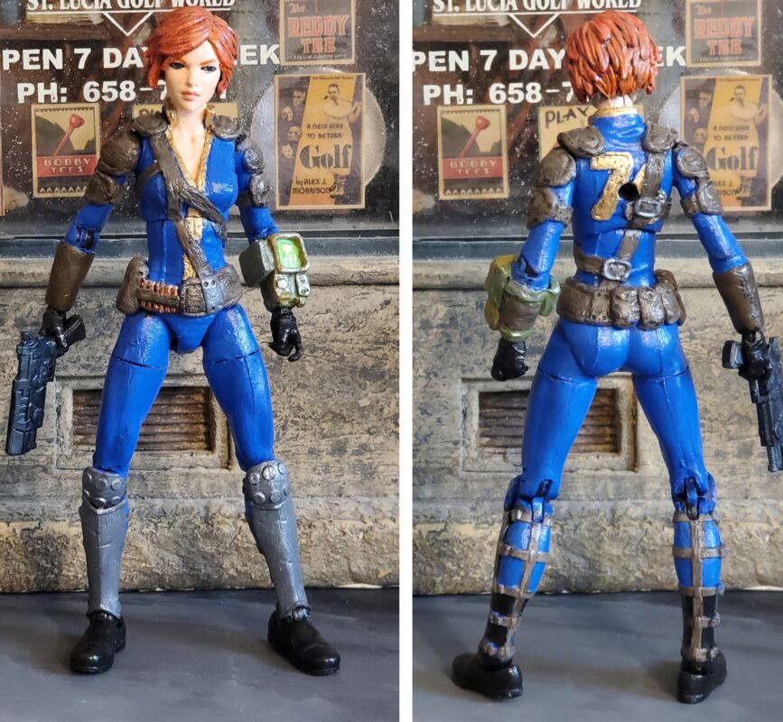 Fallout Vault Dweller (Female) (Fallout) Custom Action Figure