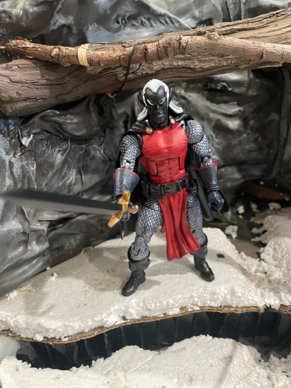 Drow elf / fighter (Dungeons and Dragons) Custom Action Figure