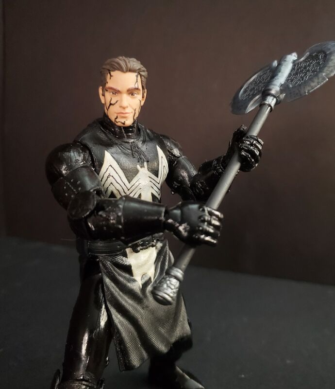 Symbiote Spider-Man (Fairy Tale/Knight) (Marvel Legends) Custom Action ...