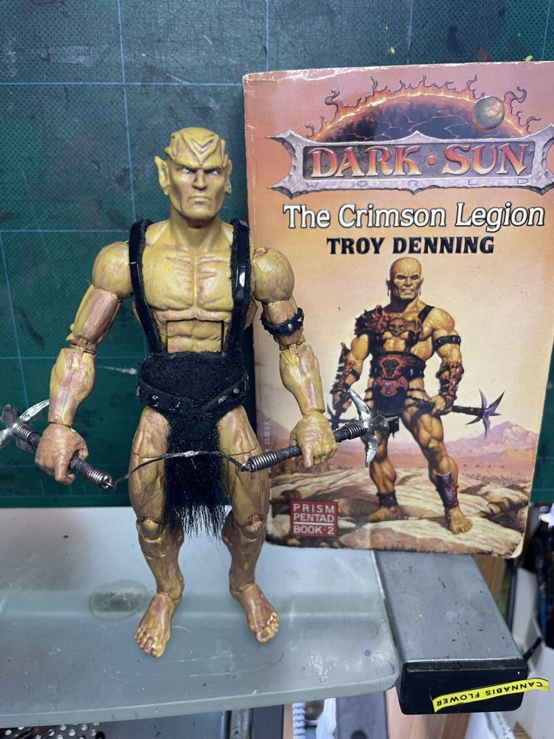Rikus/ man dwarf gladiator (Dungeons and Dragons) Custom Action Figure