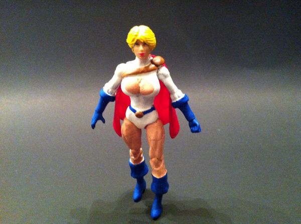 Powergirl Dc Infinite Heroes Custom Action Figure
