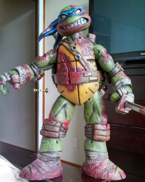 Zombie Leo (Teenage Mutant Ninja Turtles) Custom Action Figure