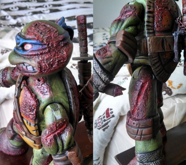 Zombie Leo (Teenage Mutant Ninja Turtles) Custom Action Figure