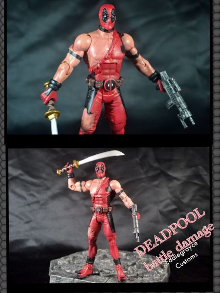 Deadpool Battle Damage (Marvel Legends) Custom Action Figure