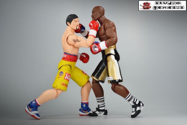 Manny Pacman Pacquiao Vs Floyd Mayweather Boxing Custom Action Figure