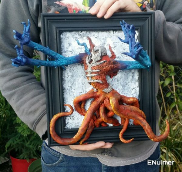 MTG Eldrazi hanging sculptures (Magic The Gathering) Custom Statue / Bust