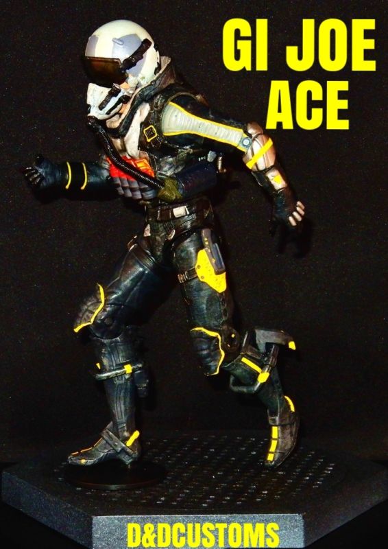 Gi Joe ace 6" 1:12th Scale (G.I. Joe) Custom Action Figure