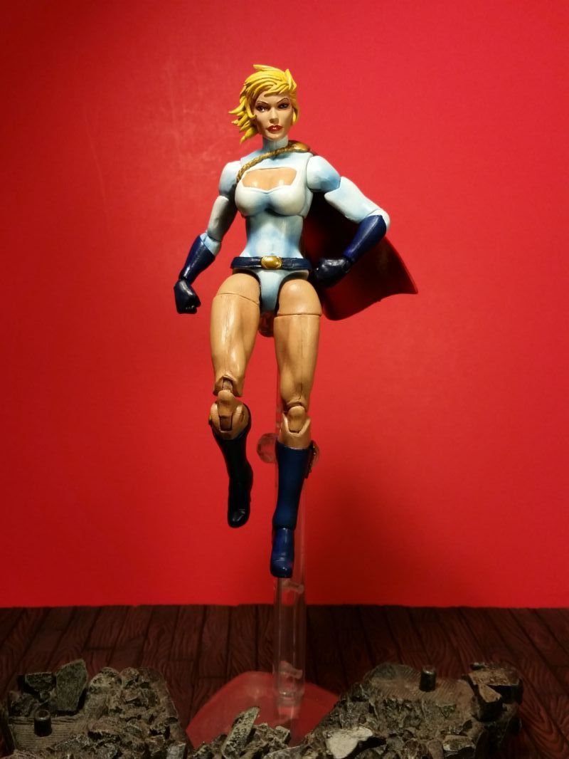 Power Girl Dc Universe Custom Action Figure