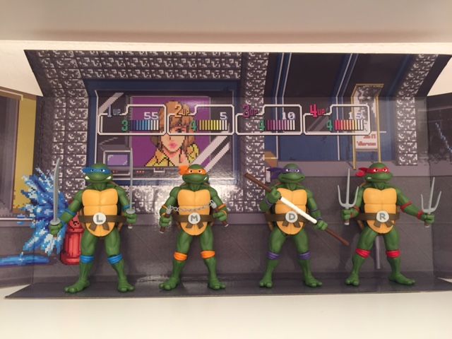 NECA Arcade TMNT Toon Repaints (Teenage Mutant Ninja Turtles) Custom ...