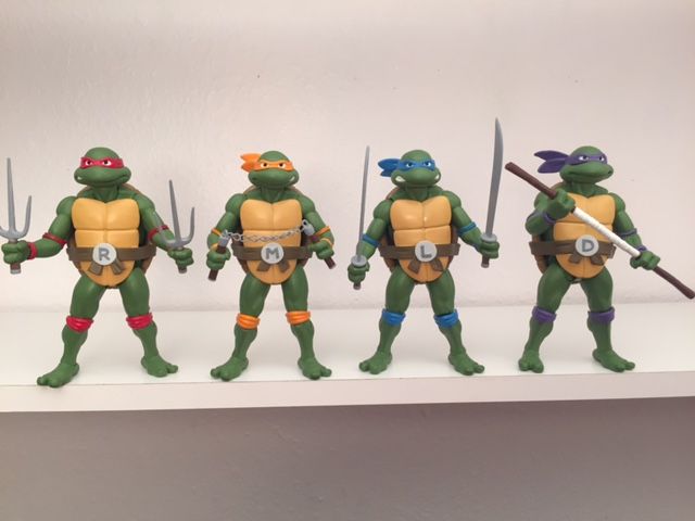 NECA Arcade TMNT Toon Repaints (Teenage Mutant Ninja Turtles) Custom ...