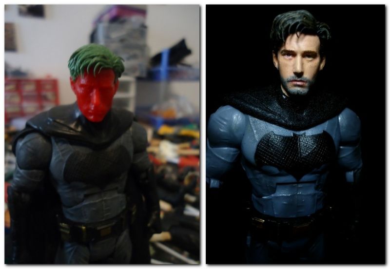 Batman unmasked (Mattel and Mafex) Dawn of Justice movie (Batman ...
