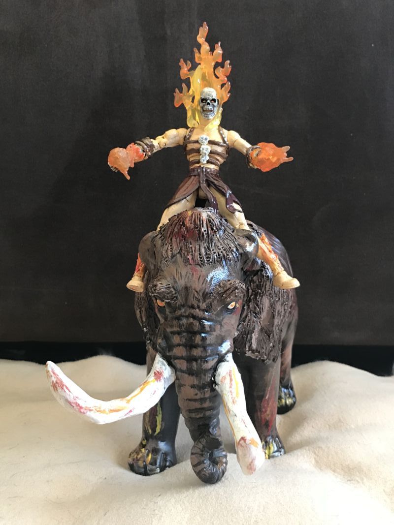 Ghost Rider ( 1 Million BC Avengers) (Marvel Legends) Custom Action Figure