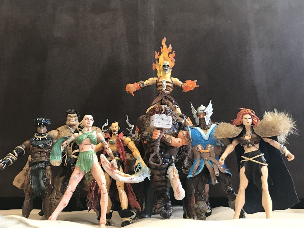 Ghost Rider ( 1 Million BC Avengers) (Marvel Legends) Custom Action Figure